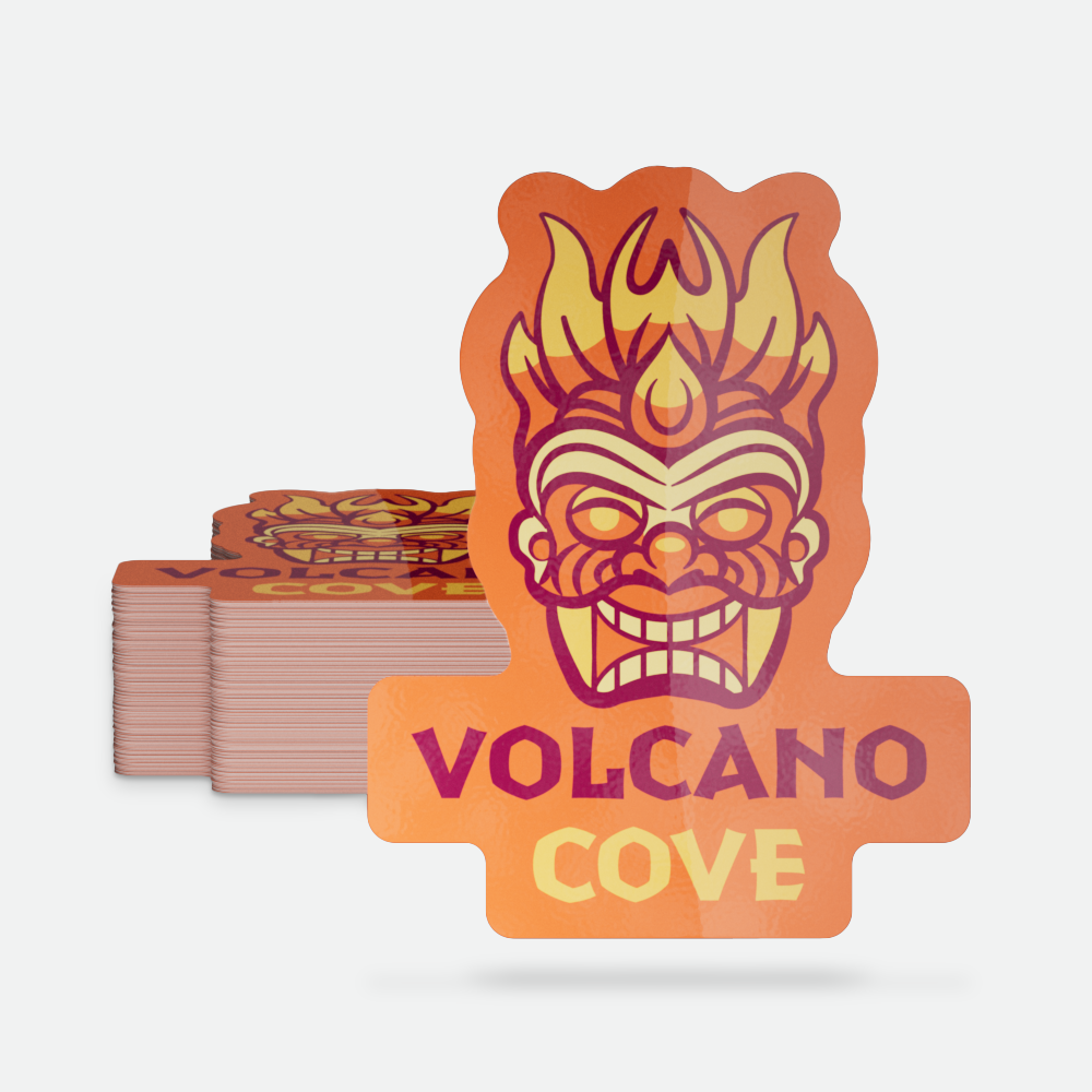 Die Cut Custom Stickers: Crack And Peel Back | StickerGiant