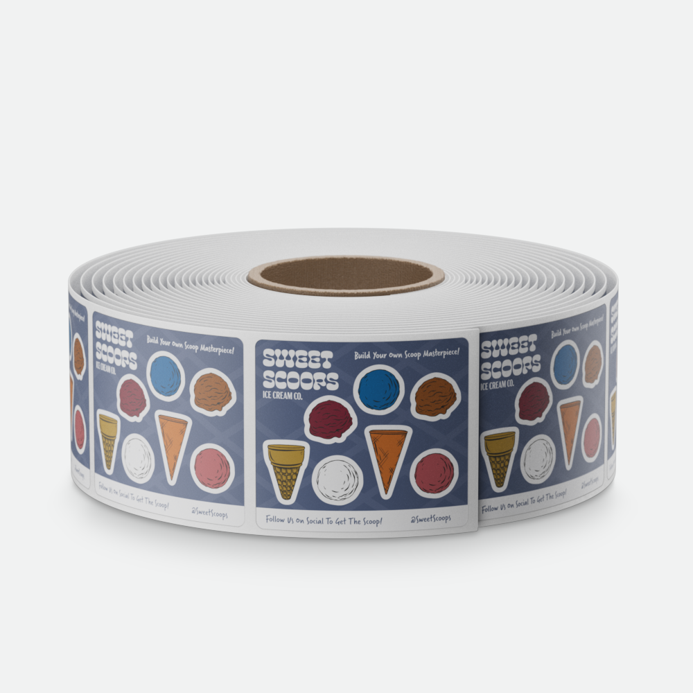 Label Products: Matte BOPP Labels On A Roll - Order Now! | StickerGiant